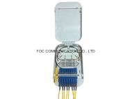 China SC Simplex Fiber Optic Termination Box 8 Ports Indoor Wall Mount ABS Plastic for sale