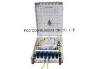 China Outdoor Fiber Optic Termination Box 24 Fiber SC Adapter Enclosure ABS Plastic for sale