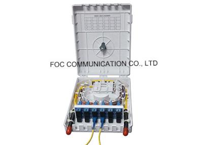 China Outdoor Fiber Optic Termination Box 24 Fiber SC Adapter Enclosure ABS Plastic for sale