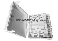 China Flame Retardant ABS Plastic Fiber Optic Distribution Box 12 Fiber SC for sale