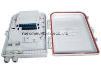 China 16 Fiber Fiber Optic Termination Box ABS Plastic IP65 Wall Mount with PLC Splitter Cassette for sale