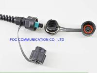 China Chemical Resistant ODVA MPO 2 Core Outdoor Fiber Optic Patch Cable for FTTA -40 to 85C for sale