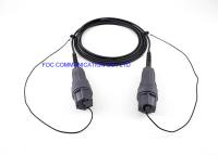 China Water Proof Multimode Fiber Optic Cable Fullaxs To LC Duplex Jumper For FTTH for sale