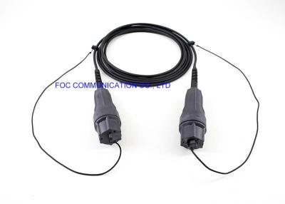 China Water Proof Multimode Fiber Optic Cable Fullaxs To LC Duplex Jumper For FTTH for sale