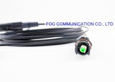 China Mini SC APC Fiber Optic Patch Cord 0.3dB Insertion Loss Singlemode IP67 RoHS for sale