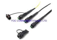 China Mini SC Fiber Optic Patch Cord 12 Core Huawei Simplex Singlemode G657A for sale