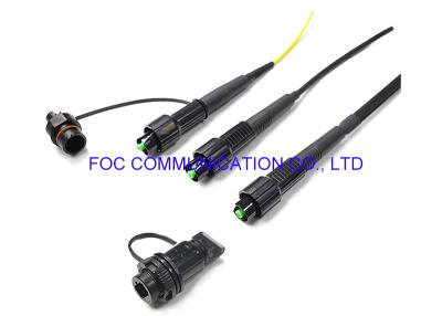 China Mini SC Fiber Optic Patch Cord 12 Core Huawei Simplex Singlemode G657A for sale