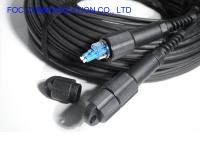 China 4 Core PDLC to Duplex LC Fiber Optic Patch Cable IP67 Waterproof Outdoor 7.0mm for sale