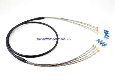 China FTTA Outdoor Waterproof IP67 LC LC Fiber Patch Cord 4 Fiber GYFJH Cable for sale