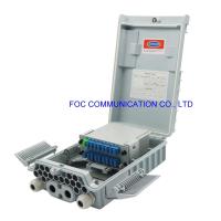 China FTTx 1x16 PLC SC UPC Cassette Fiber Splitter Box 274x175x82mm IP65 for sale