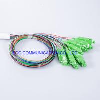 China Fiber PLC Splitter 1x8 SC APC Connector LSZH 1260-1650nm Low PDL for sale