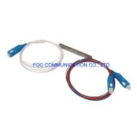 China 1x2 SM PLC Splitter Mini Tube 1260-1650nm Low Loss for FTTH CATV LAN Networks for sale