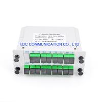China Fiber PLC Splitter 1x16 SC APC Cassette Type 1650nm Low Insertion Loss PON FTTX for sale