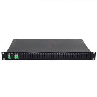 China FC APC Fiber PLC Splitter 1x2 Low PDL Rack Mount for PON CATV Networks for sale