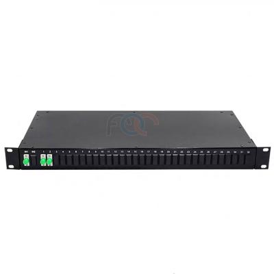 China FC APC Fiber PLC Splitter 1x2 Low PDL Rack Mount for PON CATV Networks for sale