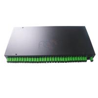 China 1650nm 1x32 PLC Fiber Optic Splitter Rack Mount LSZH Jacket 19 1U for sale