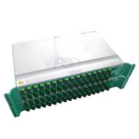 China 1x64 Fiber PLC Splitter Tray 1260-1650nm for ODF Cross Connection Cabinet FTTB for sale