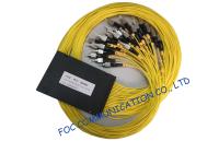 China Low Loss 1x32 Fiber PLC Splitter for FTTH Optical Signal Distribution 1260-1650nm for sale