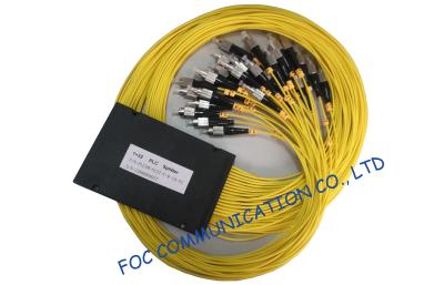 China Low Loss 1x32 Fiber PLC Splitter for FTTH Optical Signal Distribution 1260-1650nm for sale