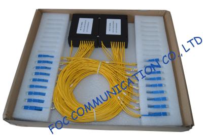 China High Return Loss Fiber PLC Splitter 1 × 8 / Compact Pallet Splitter for sale