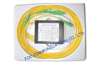 China ABS Module PLC Fiber Optic Splitter 1x4 1310nm 1550nm for Passive Optical Networks for sale