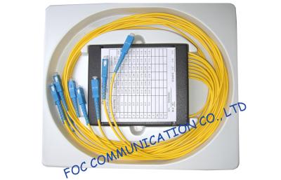 China Compact Fused Biconical Taper FBT Coupler 1x2 50/50 Optical Fiber Splitter for LAN Systems for sale
