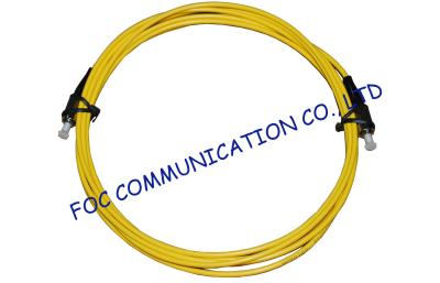 China Singlemode LSZH Fiber Optic Patch Cord Simplex Duplex FC UPC G652D 0.30dB for sale