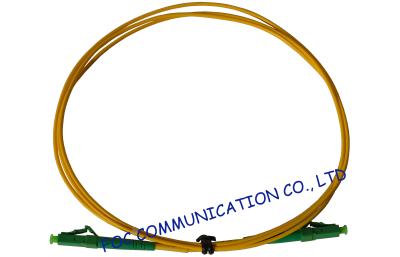 China Gigabit Ethernet Single mode Fiber Optic Patch Cord LC / APC For FTTH Systems for sale