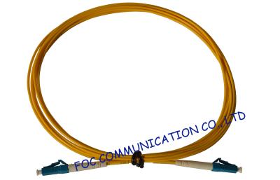 China LC To LC Singlemode Fiber Optical Patch Cord 3.0mm For WAN and LAN Systems for sale