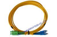 China SC APC Fiber Optic Patch Cord LSZH Jacket Ceramic Ferrule 9/125um Single Mode for sale