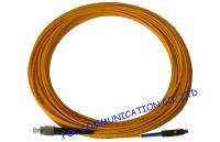 China MU Fiber Optic Patch Cord 2.0mm Simplex Low Insertion Loss 0.3dB for Telecom Networks for sale
