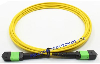 China LSZH Jacket FTTX 12 Core Fiber Optic Patch Cord , Fiber Optic Jumper for sale