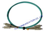 China 10Gb OM4 Fiber Optical Patch Cord SC SC Duplex For Fiber Optic Communication Network for sale