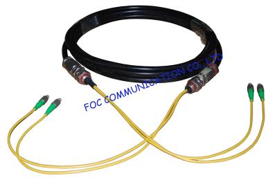 China Waterproof Fiber Optic Patch Cord FC / APC Multicore for CATV System for sale