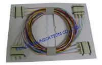China Multimode Fiber Optic Pigtail SC 0.9mm 12 Colors for ODF for sale