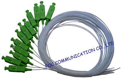 China Simplex Fiber Optic Pigtail SC APC SM G.657A2 Bend Insensitive 9/125um for Telecom for sale