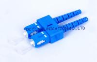 China SC SM 9/125um Duplex 3.0mm Fiber Optic Connector for WAN and LAN for sale