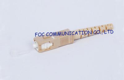 China SC FC ST LC MM Fiber Optic Patch Cord Connector for FTTH Networks Singlemode Multimode 0.2dB for sale