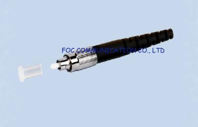 China SM Simplex FC Fiber Optic Connector Long Mesh Boot 3mm 2mm 900um Telecommunication for sale