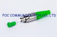 China Simplex FC APC Optical Fiber Connector 2.5mm Ceramic Ferrule for Telecom Networks for sale