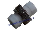 China FC Square Type Fiber Optic Coupler with White Cap Low Insertion Loss For FTTX for sale