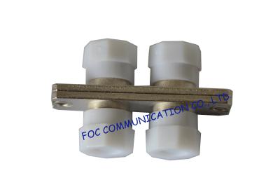 China FC Duplex Fiber Optic Adapter Low Insertion Loss 0.2dB Ceramic Sleeve for Telecom for sale