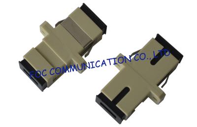 China SC Multimode Fiber Optic Adapter Simplex Duplex High Stability for FTTX Networks for sale