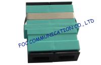 China OM3 Fiber Optic Adapter SC Duplex Short Ear High Stability For Telecom Networks for sale
