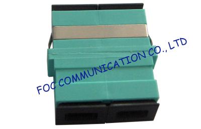 China OM3 Fiber Optic Adapter SC Duplex Short Ear High Stability For Telecom Networks for sale