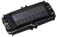 China 4 Ports Horizontal Fiber Optic Splice Closure 144 Cores Aerial Duct Buried FTTX for sale