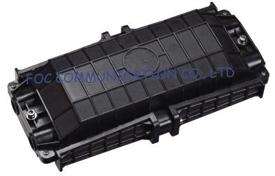 China 4 Ports Horizontal Fiber Optic Splice Closure 144 Cores Aerial Duct Buried FTTX for sale