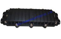 China Horizontal Aerial Fiber Optic Splice Closure 2 Input 2 Output Ports 72 Cores FTTX for sale
