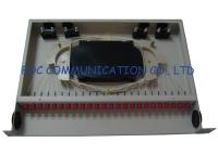 China 24 Port Fixed Fiber Patch Panel FC Adapter 1U Rack Mount ODF for sale