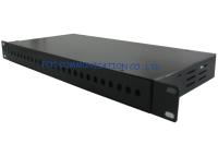 China ST 24Port Rack Mount Fiber Optic Patch Panel Dust Resistant Cold Steel Material for sale